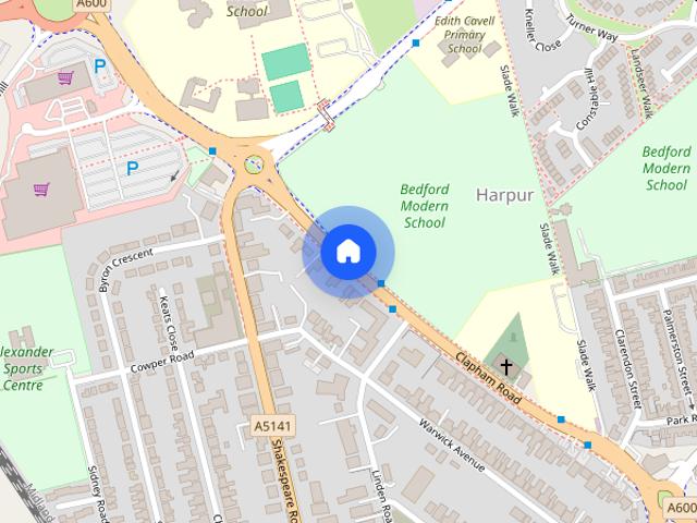 Clapham Road, Bedford, Bedfordshire, MK41