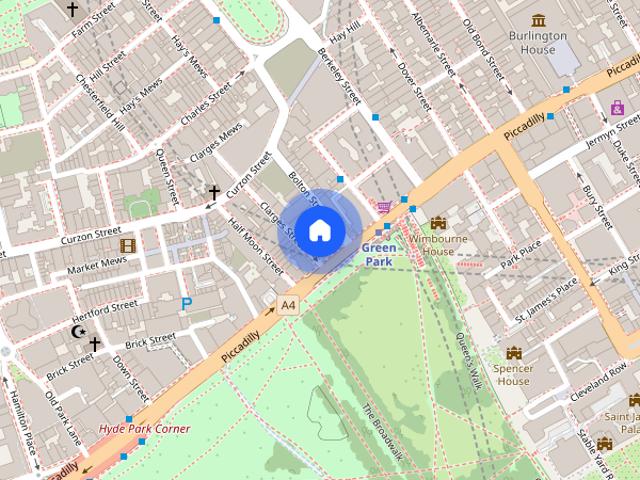 Clarges, 1 Ashburton Place, London