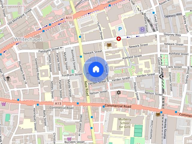Clare Alexander, Walden Street, Whitechapel, London