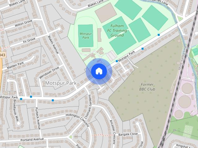 Claremont Avenue, Motspur Park
