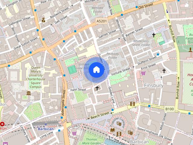 Clarendon Court, Golden Lane, Barbican, London, EC1Y