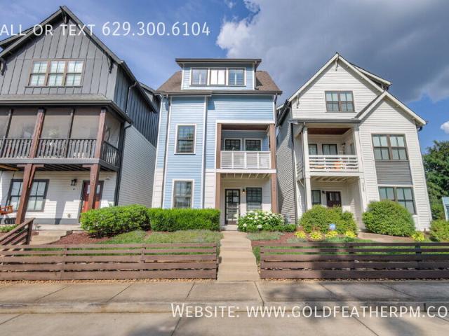 Classic 3 Bed Home with 3.5 Baths in the Heart of Nashville. Spacious 1806 Sq. Ft.! Cobble Stone Style Paver Streets 2 Car Garage 2nd Story Balcony Close EZ access to I 40 Downtown Nashville
