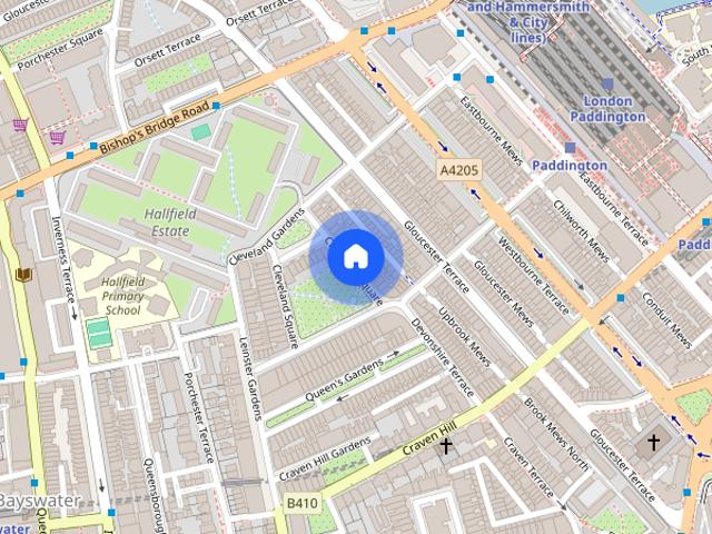 Cleveland Square, Paddington, London, W2