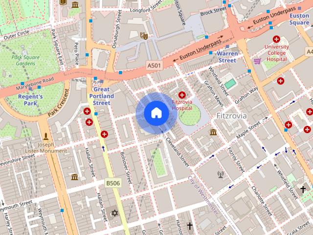 Cleveland Street, Fitzrovia & Covent Garden