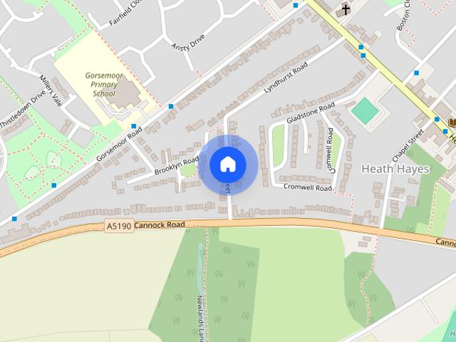 Cleeton Street, Heath Hayes, Cannock, Staffordshire, WS12