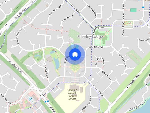 Clegg Square, Shenley Lodge