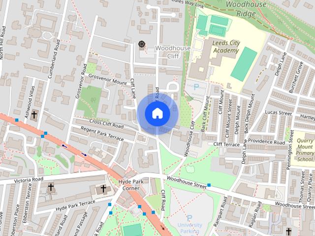 Cliff Road, Leeds, West Yorkshire, UK, LS6