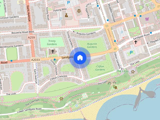 Clifton Gardens, Folkestone, Kent, CT20