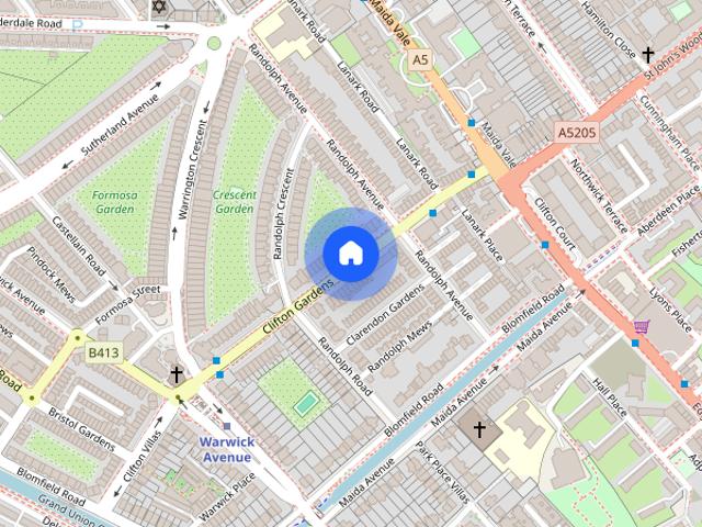 Clifton Gardens, Maida Vale, London, W9