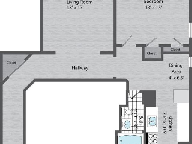 Clinton Arms 1 Bedroom Apartment for Rent at 215 Clinton Pl, Hackensack, NJ 07601