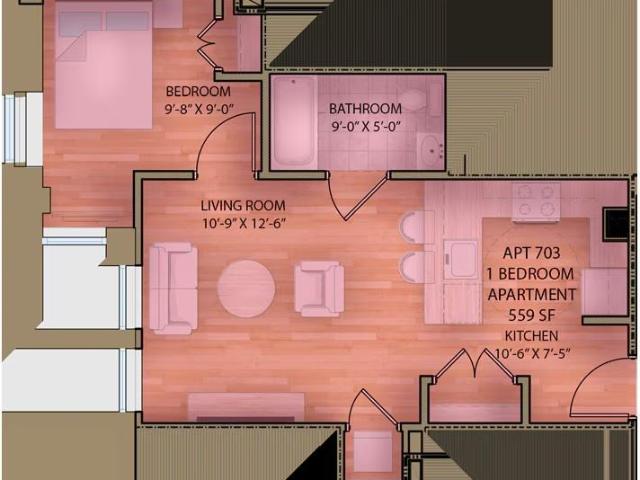 Clinton Flats 1 Bedroom Apartment for Rent at 30 Clinton St, Newark, NJ 07102 Newark Central Business District