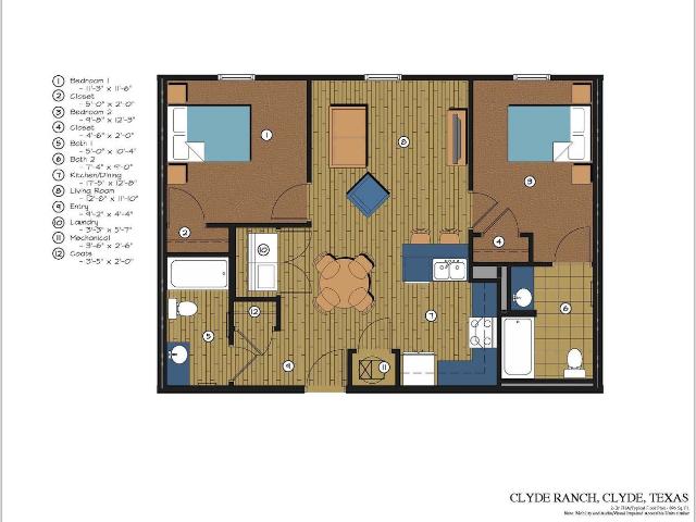 Clyde Ranch 3 Bedroom Apartment for Rent at 8525 Interstate 20 W, Clyde, TX 79510