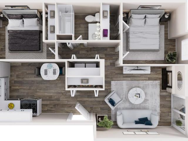 Crown Pointe Apartments 2 Bedroom Apartment for Rent at 2611 84th Street Ct S, Lakewood, WA 98499 Northeast Lakewood