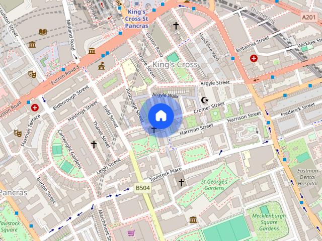 Cromer Street, Bloomsbury, London, WC1H