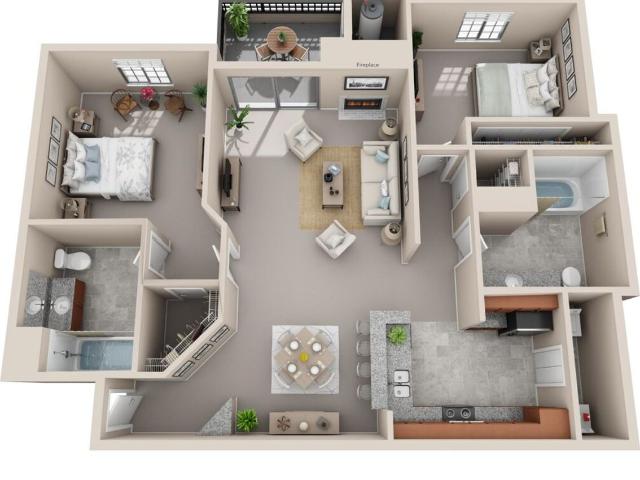 Crossing at Riverlake Apartments 2 Bedroom Apartment for Rent at 1070 Lake Front Dr, Sacramento, CA 95831 Riverlake