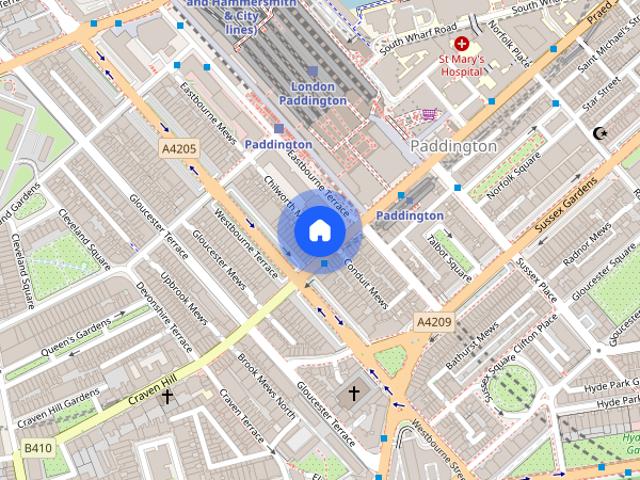 Craven Road, W2, Paddington, London, W2