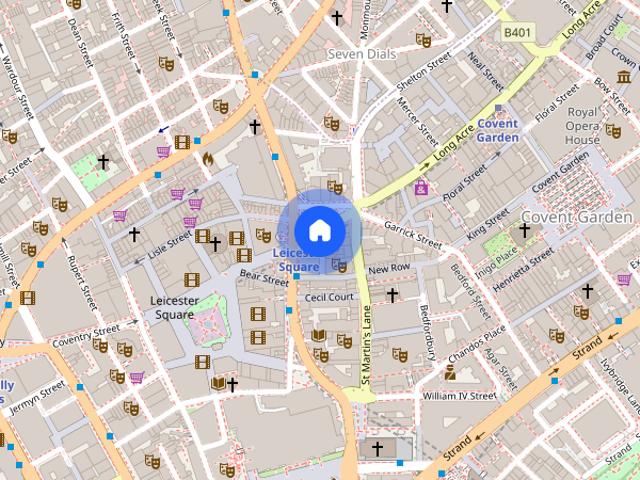 Cranbourn Street, Leicester Square, WC2H