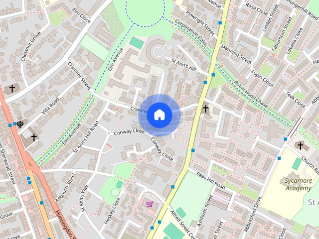 Cranmer Street, Nottingham, Nottinghamshire, NG3