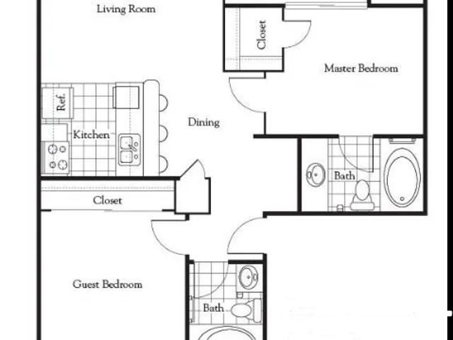 Creekwood 1 Bedroom Apartment for Rent at 212 W Wintergreen Rd, Desoto, TX 75115