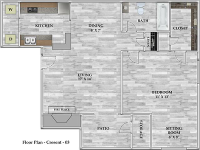 Crescent at Cityview 2 Bedroom Apartment for Rent at 1100 Langwick Dr, Houston, TX 77060 Greater Greenspoint