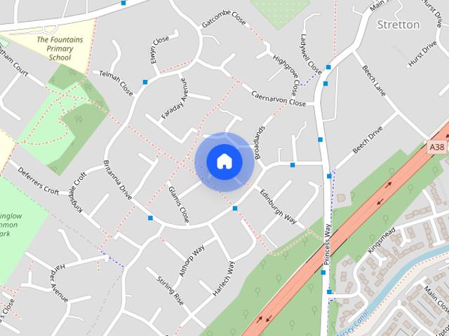 Crestwood Close, Stretton, Burton on Trent, Staffordshire, DE13