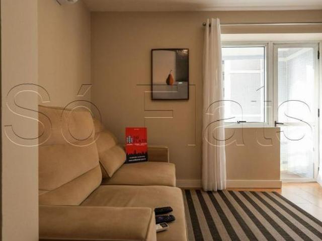 Crillon Jardins | Flat 35m² com varanda a poucos passos da Paulista