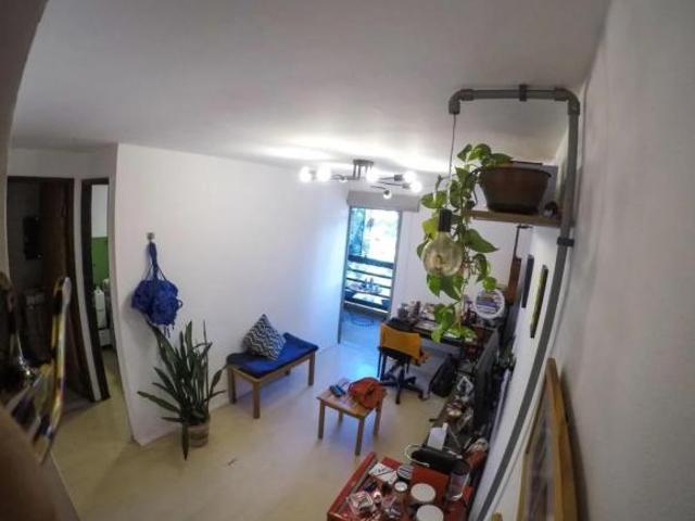 CRS 504 ÓTIMO APTº 01 QUARTO,SUITE, ELEVADOR, VARANDA, COM 41 M² PRIVATIVOS