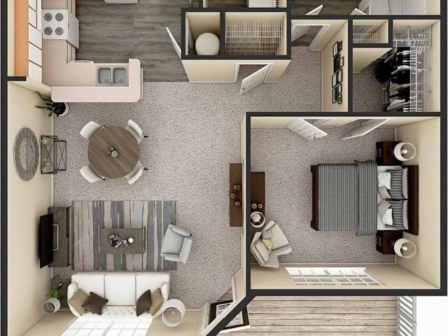 Crystal at Hamilton 2 Bedroom Apartment for Rent at 2423 Martin Luther King Jr Dr Sw, Atlanta, GA 30311 Florida Heights