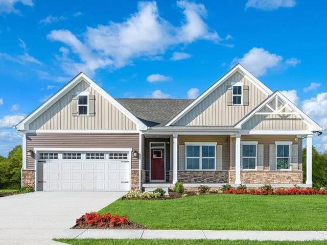 Cumberland with Covered Porch + Finished Basement Plan Carriage Trails Community