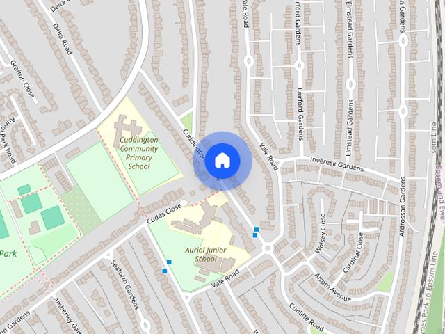 Cuddington Avenue, Worcester Park, Surrey, KT4