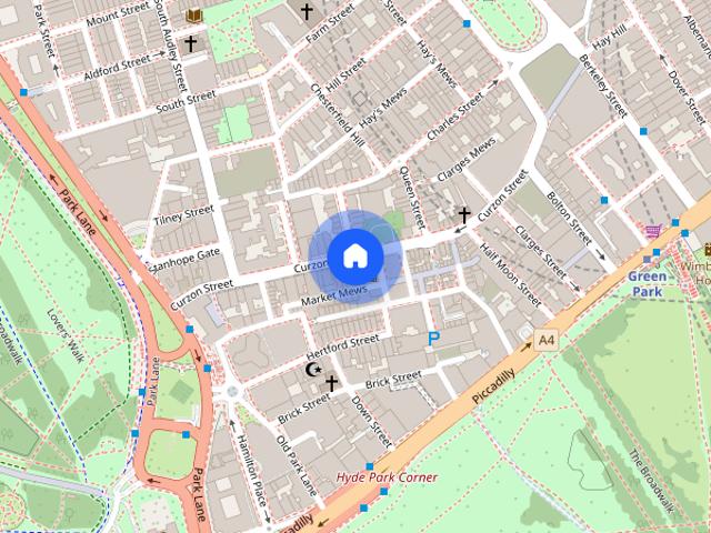 Curzon Street, Shepherd Market, W1J