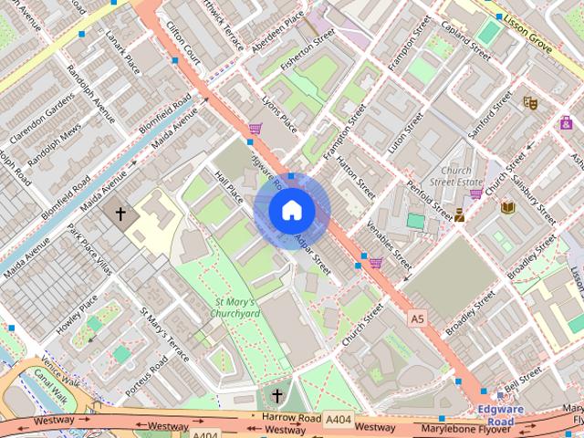 Cuthbert Street, W2, Lisson Grove, London, W2