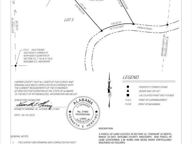 Cypress Pointe Drive, Lot 2, Brooksville, MS 39739