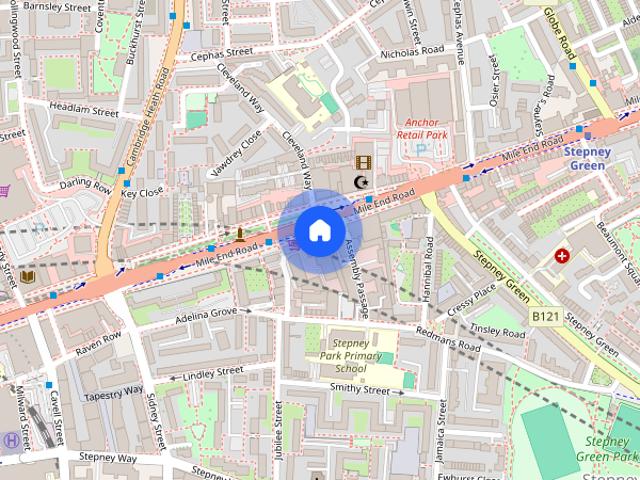 D, Mile End Road, London, E1
