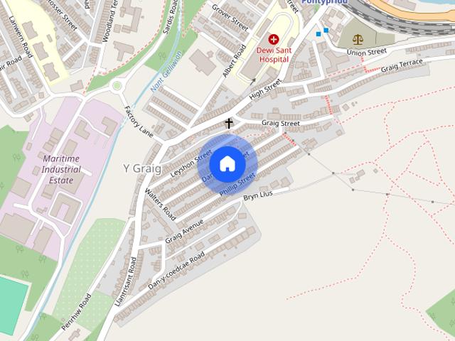 Danygraig Street, Pontypridd, CF37
