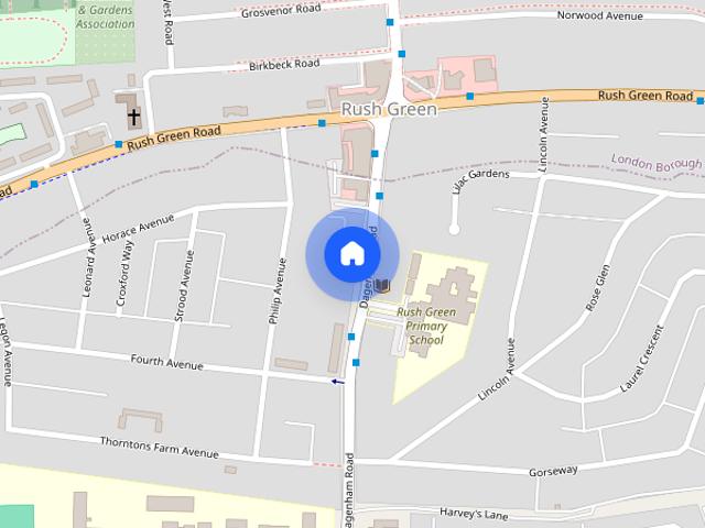 Dagenham Road, Rush Green, Romford, Barking And Dagenham