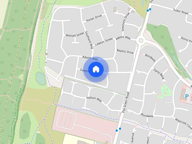 Dawes Way, Hednesford, Cannock, Staffordshire, WS12
