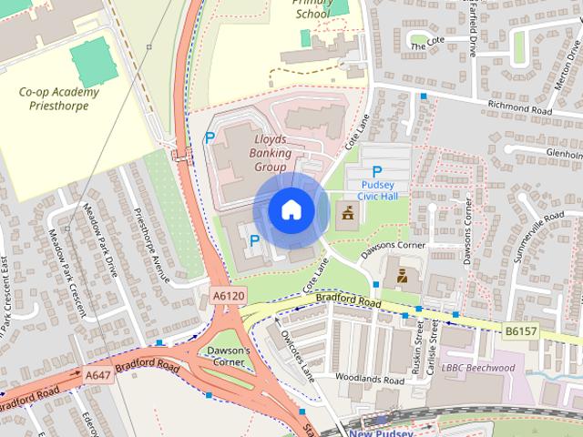 Dawsons Square, Pudsey, West Yorkshire, UK, LS28