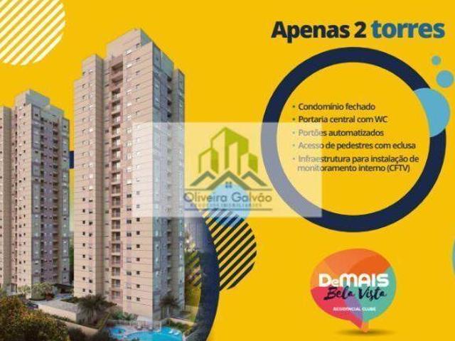 Demais Bela Vista Residencial Clube Apartamento com 2 quartos, 1 vaga, 44,73m² no Bela Vista Osa