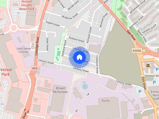 Denbigh Street, Stoke on Trent, Staffordshire, ST1