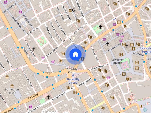 Denman Street, Piccadilly, W1D