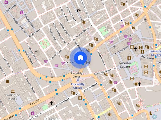 Denman Street, Piccadilly, W1D