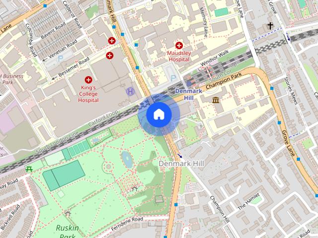 Denmark Hill, Camberwell, London, SE5