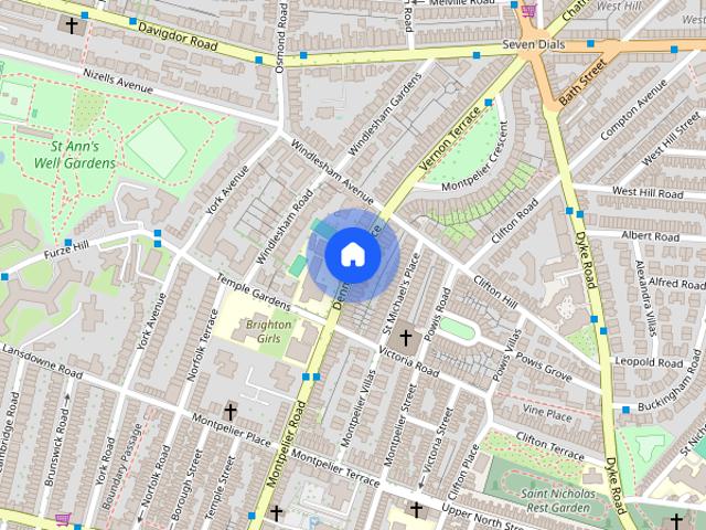 Denmark Terrace, Brighton, BN1