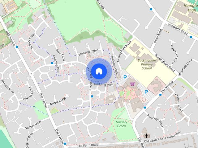 Denning Close, Hampton, TW12