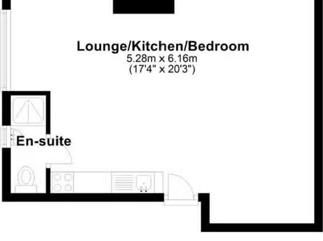 Unique Studio flat for rent in Stratford Road, Shirley, Solihu.