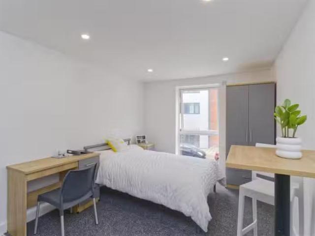 Cozy 1 BA Studio flat for rent in Lucys Court, Lower Holyhead.