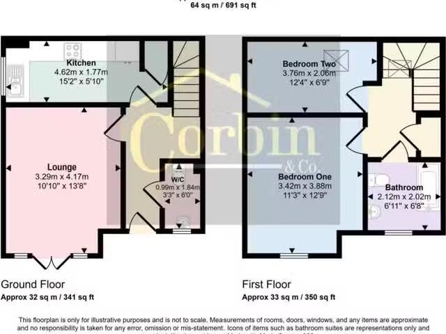 Rental! 2 bedroom semi detached house for rent in Muscliffe Ro.