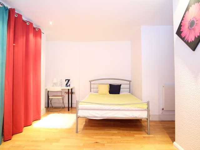 Decorated room in shared flat in Limehouse, London