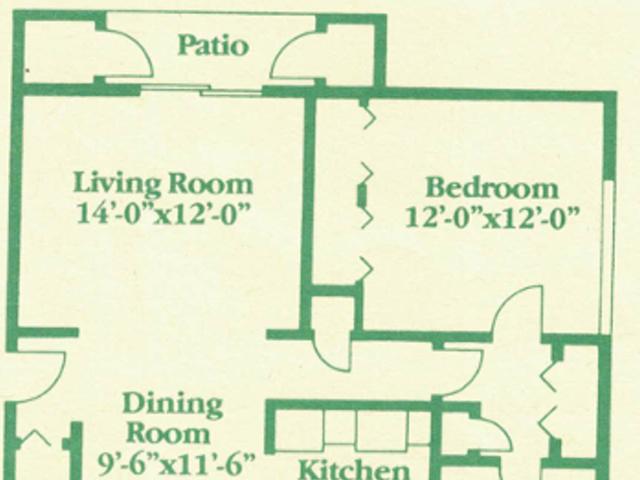 Deerridge Apartments 1 Bedroom Apartment for Rent at 100 Hunter Hill Rd, Tarboro, NC 27886